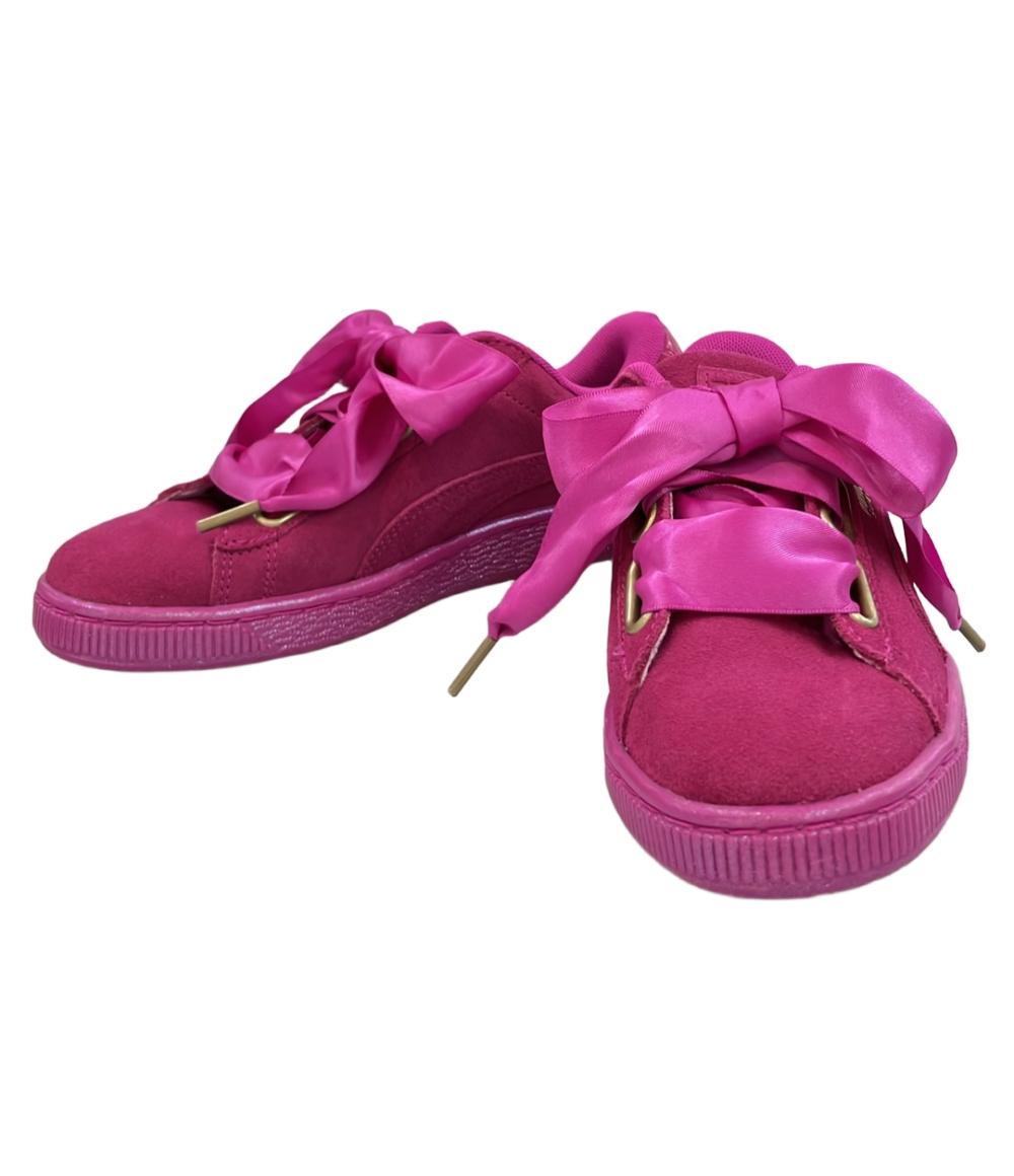 美品 プーマ ローカットスニーカー スエード ハート サテン F378 362714 01 レディース SIZE 22.5 (S) PUMA – Rehello by BOOKOFF