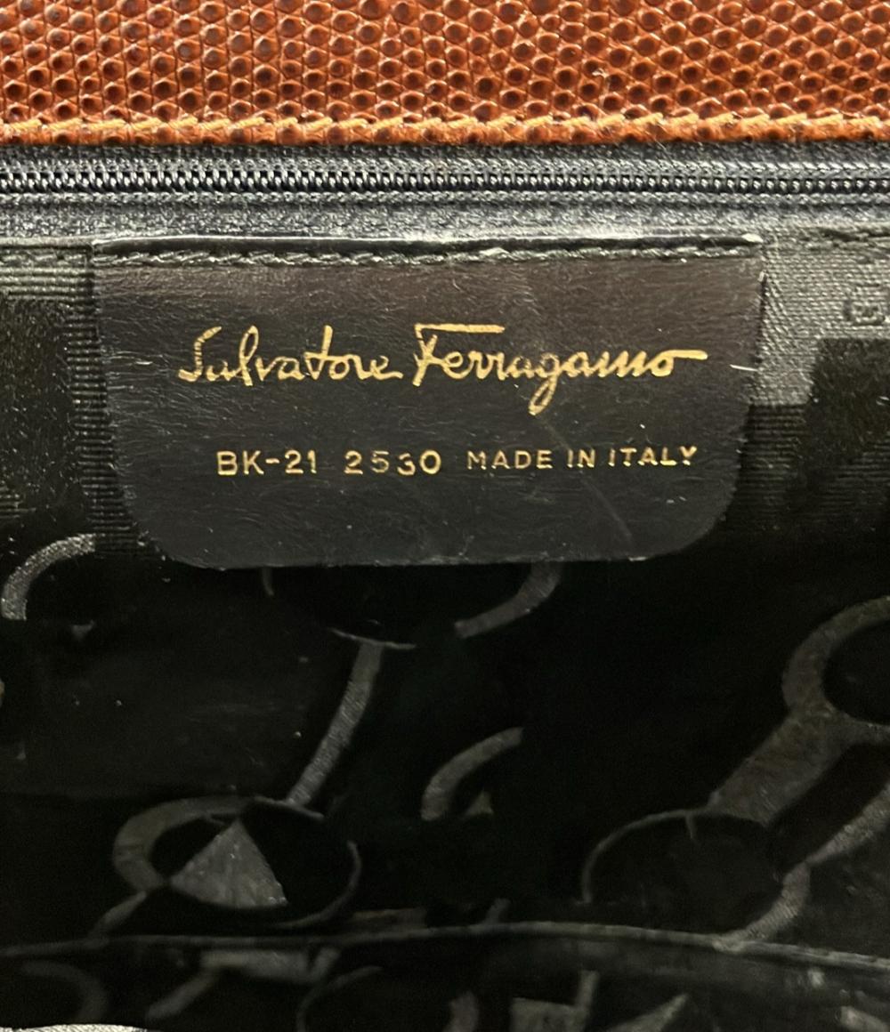 サルヴァトーレフェラガモ トートバッグ 肩掛け ヴァラ BK 21 2530