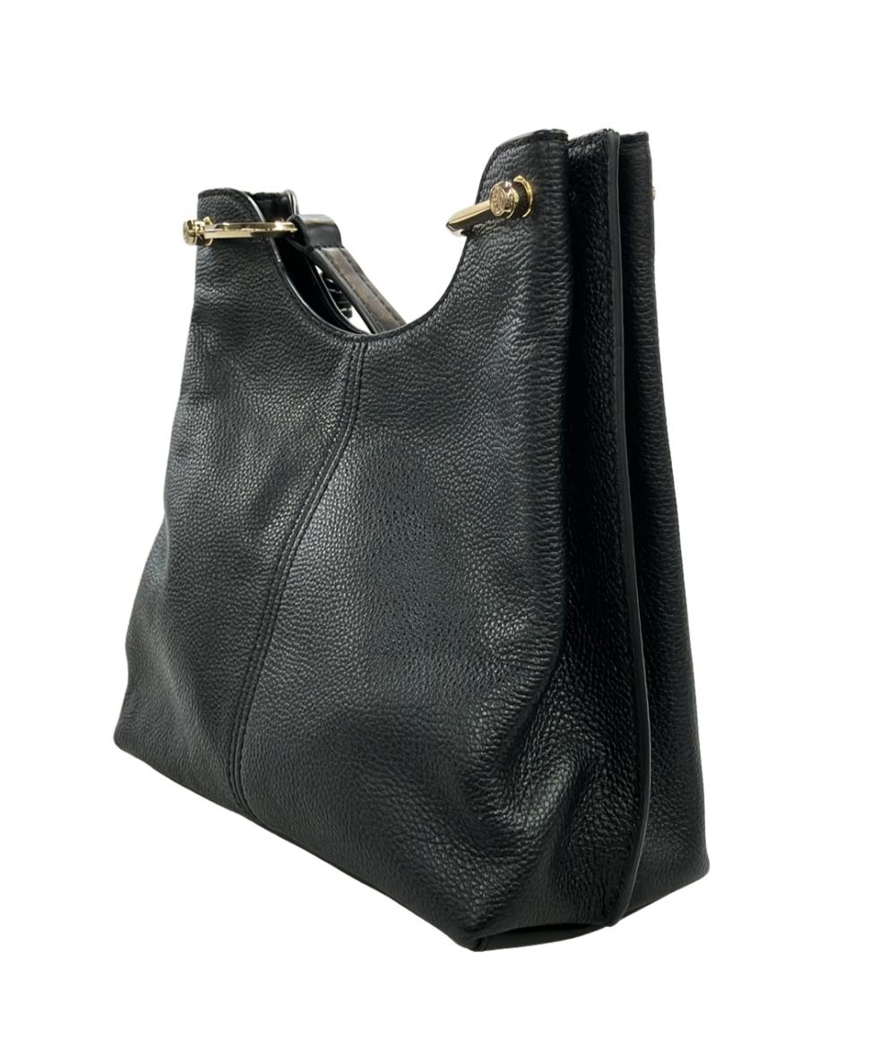 マイケルコース Michael Kors ショルダーバッグ レザー ブラック レディース 中古 MICHAEL KORS ショルダーバッグ 斜め掛け レザー レディース マイケル